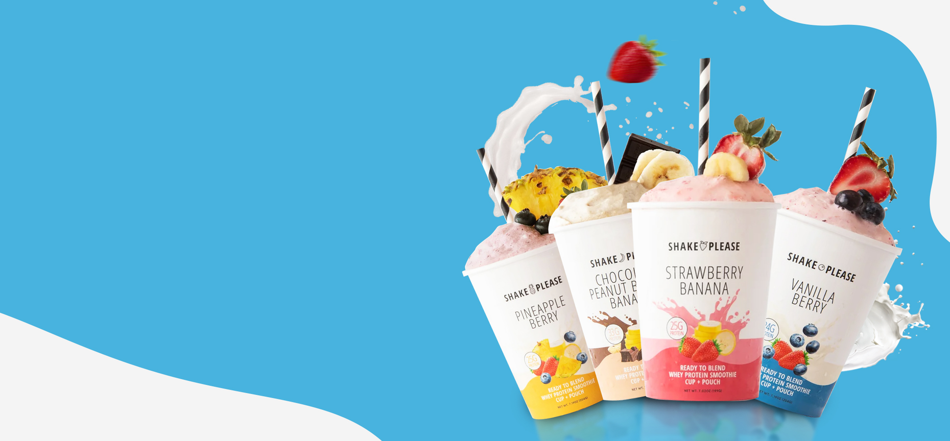 Smoothie Delivery | High-Protein Frozen Smoothies | Shake Please